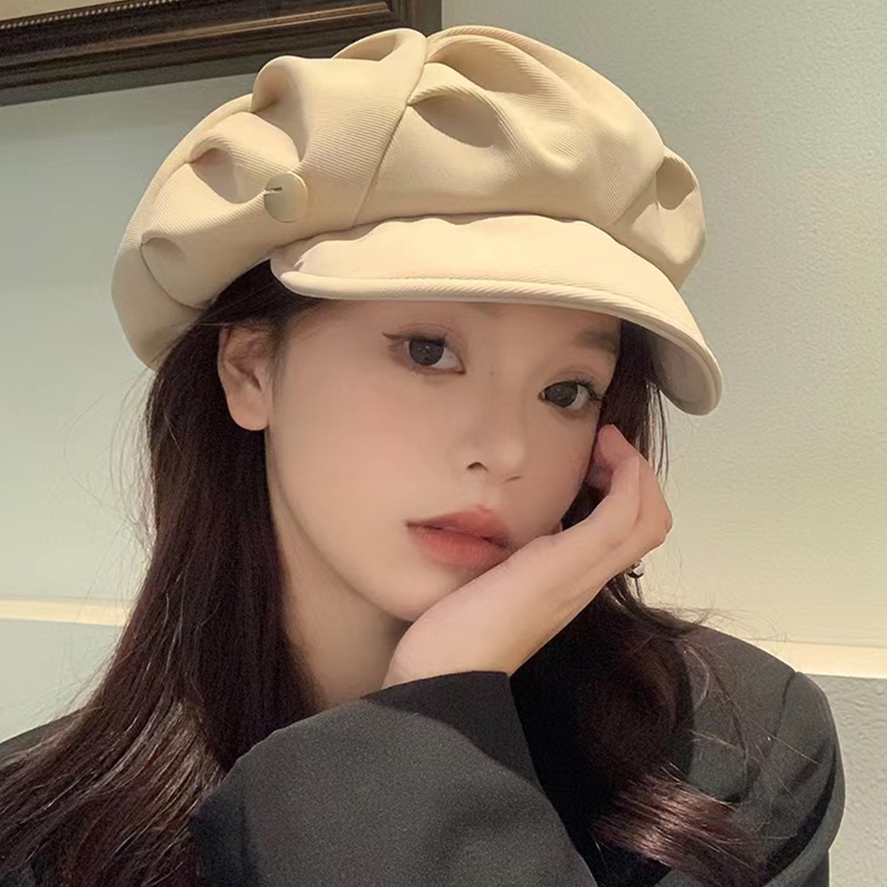 Japanese Simple Pleated Octagonal Hat Spring And Summer Outdoor ...