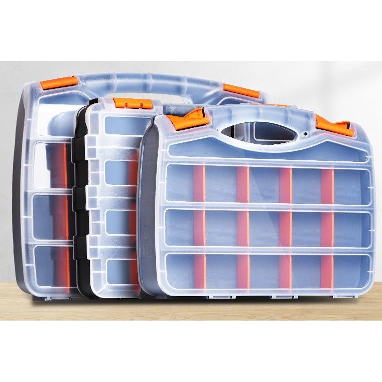 Spare Parts Box Multi-Grid Plastic Accessory Box Screw Classification ...