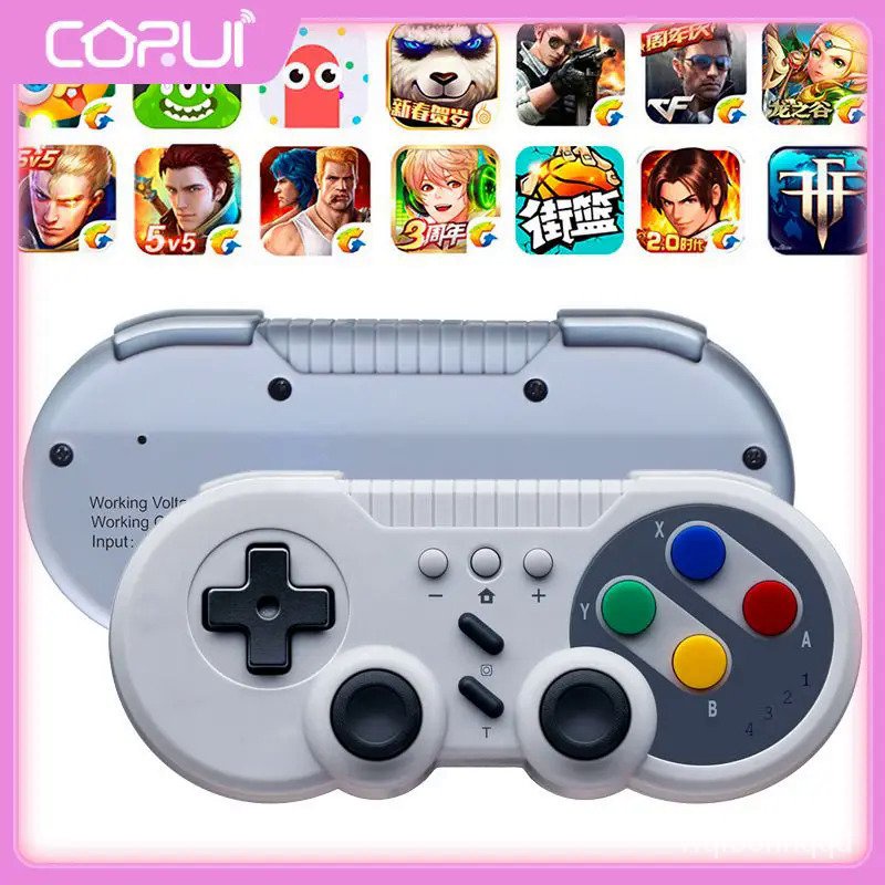 Mini Wireless Handle Wireless Controller Joystick Dual Rocker Wireless Gamepad Turbo Function