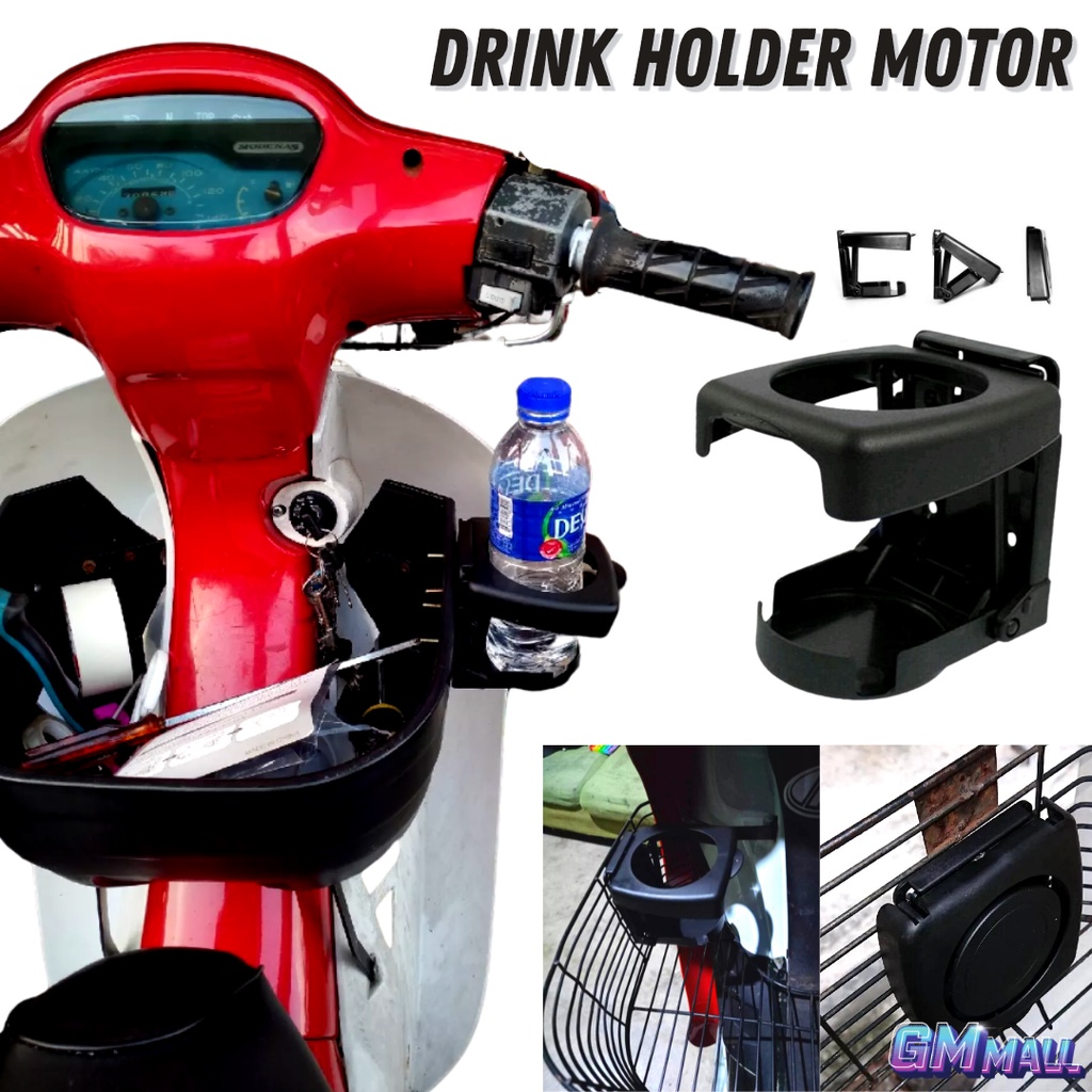 Universal Motor Water Drink Bottle Tin Cup Holder Raga Bakul botol ...