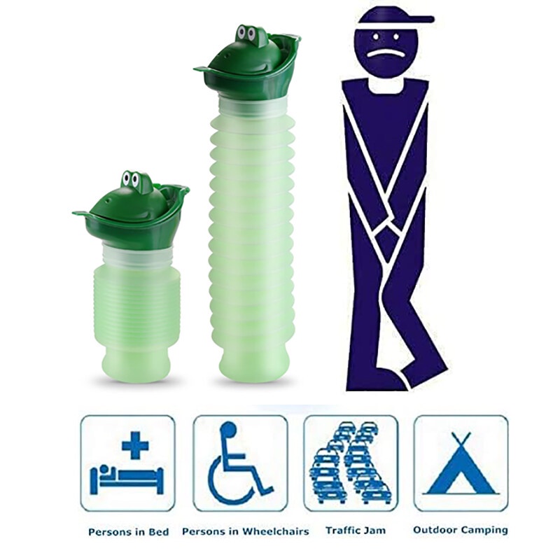 Reusable Emergency Urinal Mini Outdoor Portable Shrinkable Travel Car ...