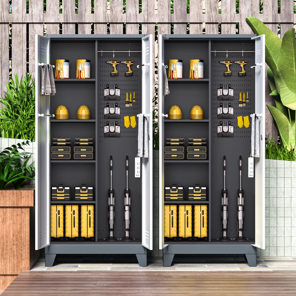 Balcony Storage Cleaning Tools Storage Cabinet Household Mop Vacuum ...