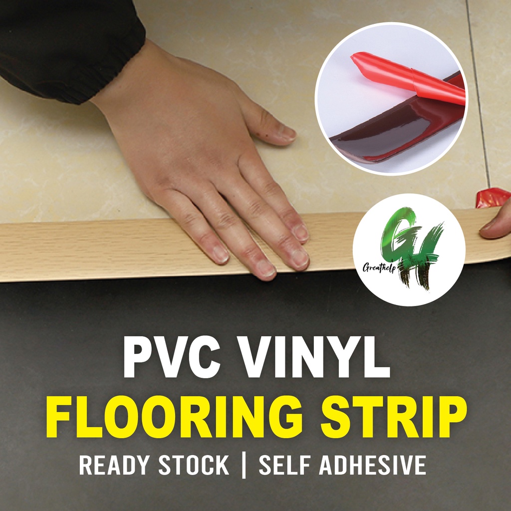 ⭐Flat Floor Strip⭐Flat Flooring Vinyl Strip Floor Cover Wear-resistant ...