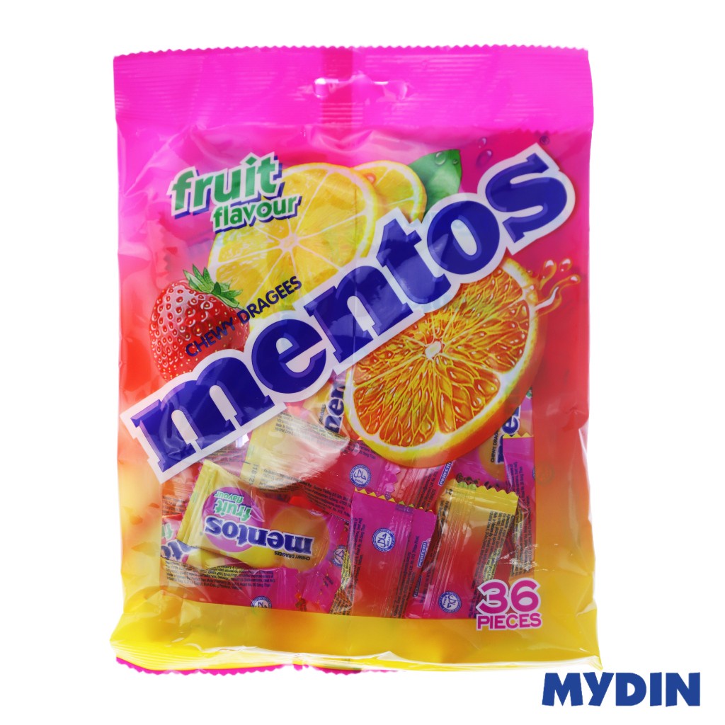 Mentos Chewy Dragees (90g) - 4 Flavour | Shopee Singapore