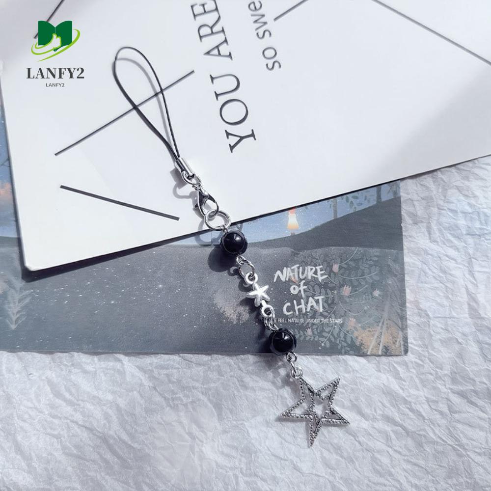 ALANFY Y2K Phone Charms, Key Cord Stylish Lanyard Y2K Star Phone Chain ...