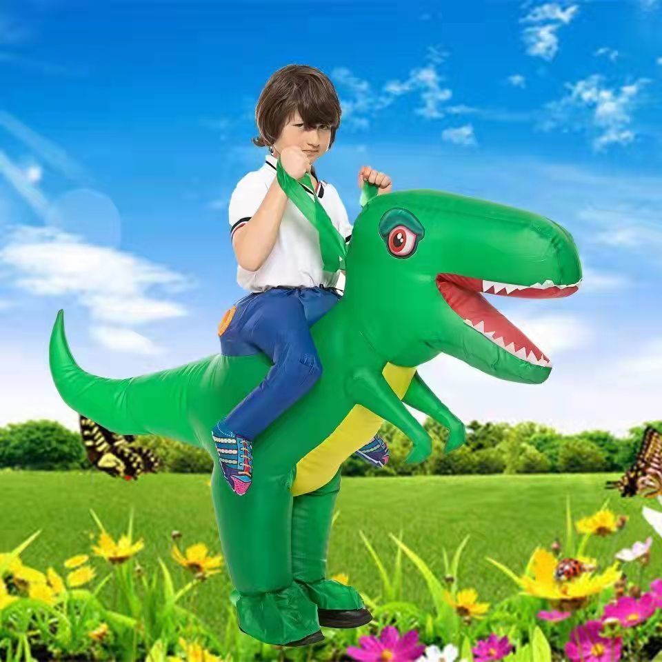Dinosaur Inflatable Costume Children Mount Kindergarten Show Halloween ...