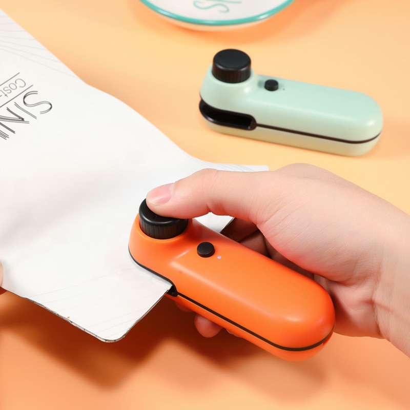 2IN1 Mini Heat Bag Sealing Cutter Machine Hand Sealer Food Resealer ...