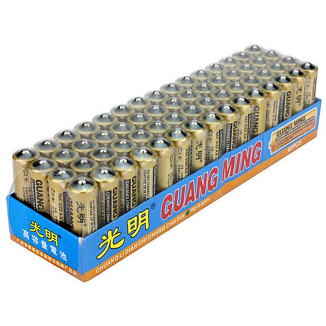 [Genuine] GUANG MING Battery Supercell Super Heavy Duty AAA/AA Battery ...