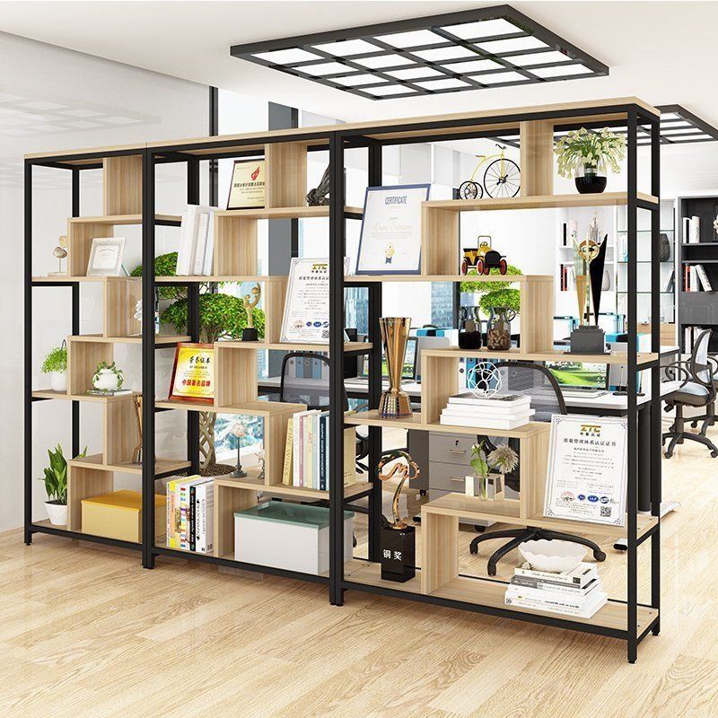 H-Y/ Partition Storage Rack Bookshelf Floor Flower Stand Internet ...