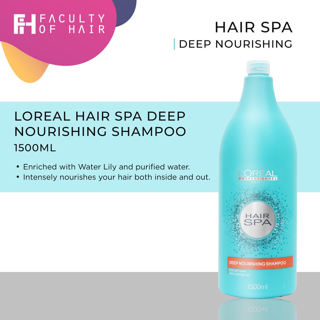 Loreal Hair Spa Deep Nourishing Shampoo (1500ml) | Shopee Singapore