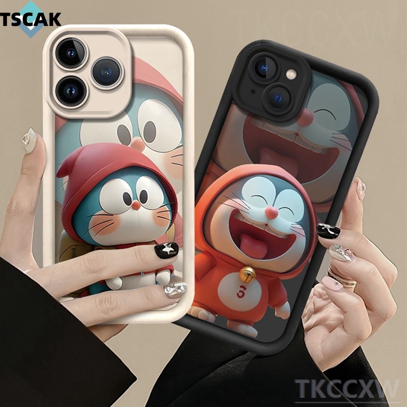 Cute cartoon doraemon Phone case For iPhone 15 14 13 Pro Max 15 14 Plus ...