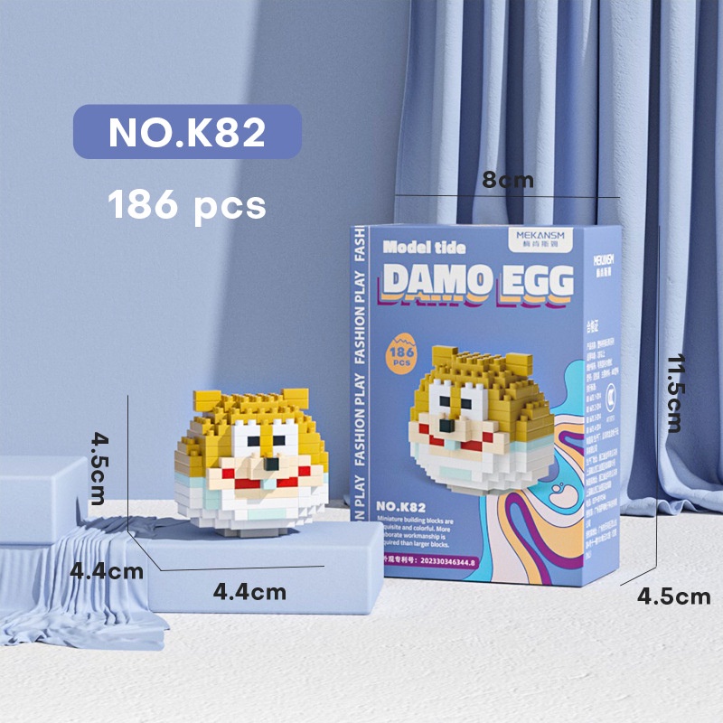 [50 Model] DIY Nano Blocks Building Blocks Sanrio Kuromi Melody Purin ...