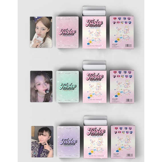 50-55pcs MISAMO TWICE Photocards Laser Hologram Lomo Cards Nayeon Jeongyeon Momo Sana Jihyo Mina ...
