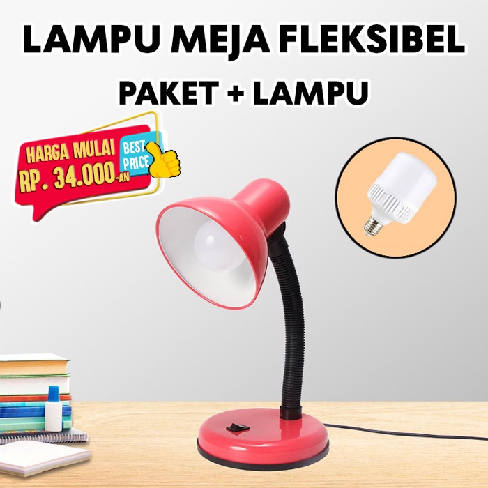Table lamp, study lamp, reading lamp, e27 fitting, standard on/off ...
