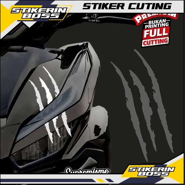 Monster Claw Stickers / Monster Claw Stickers on Motorcycle Lights ...