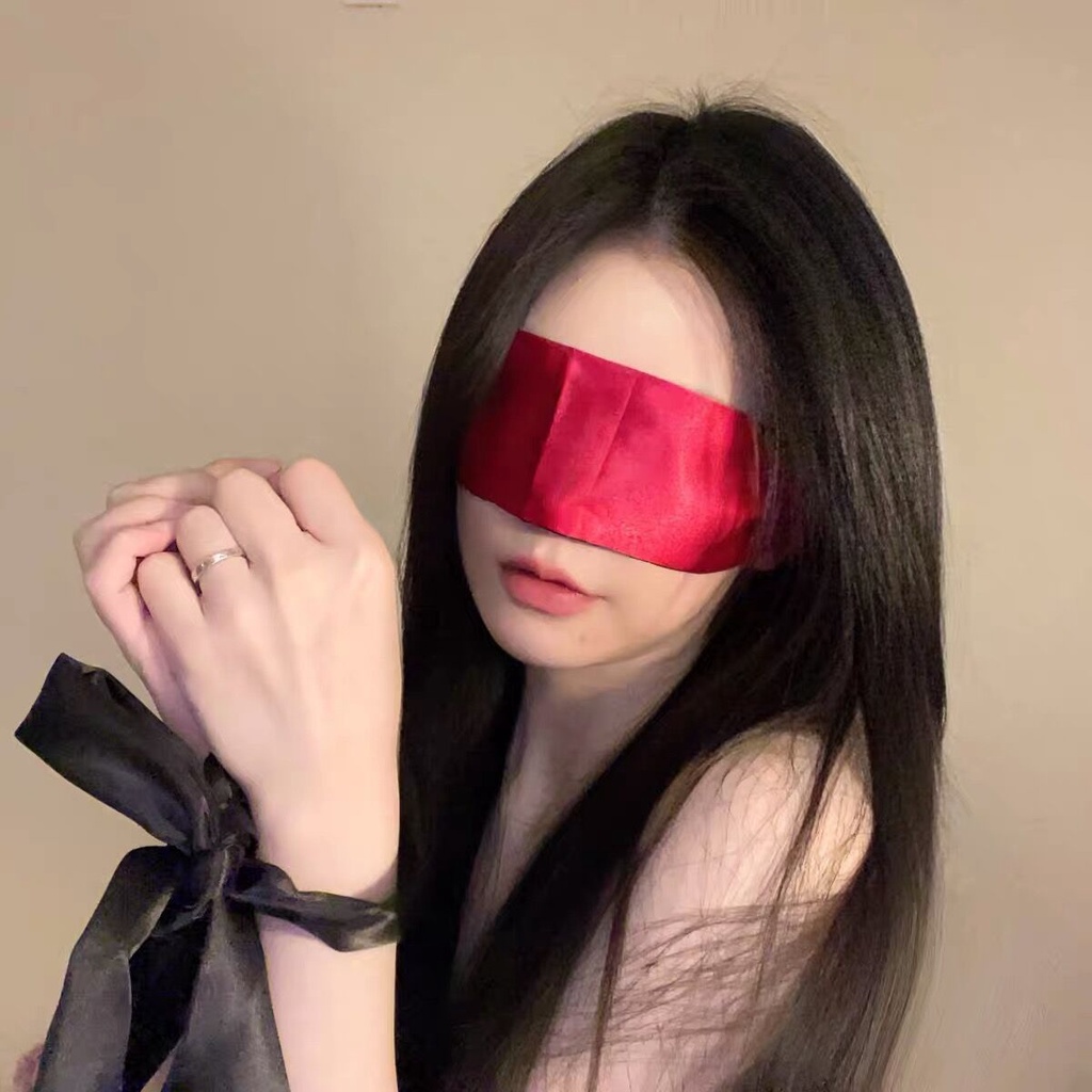 Eye Mask Blindfold Ribbon Shading Eye Mask Laced-Up Scarf YZ1012 ...