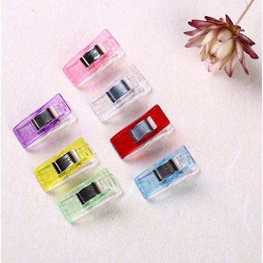 Sewing and Quilting Binding Clips|PVC Plastic Clips|2.7*1CM | Shopee ...