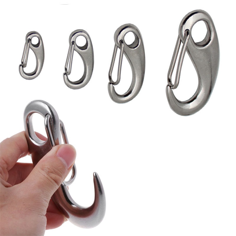 Boat Marine Egg Shape Spring Hook 316 Stainless Steel Egg Shape Spring ...