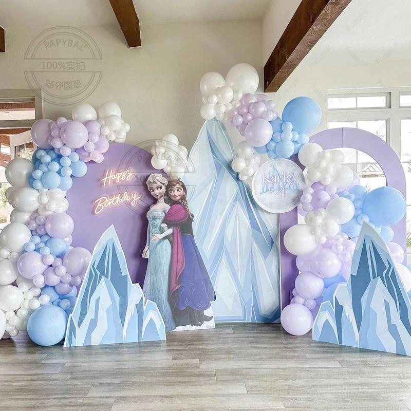 141Pc Frozen Theme Elsa Anna Princess Aluminum Balloons Baby Shower ...
