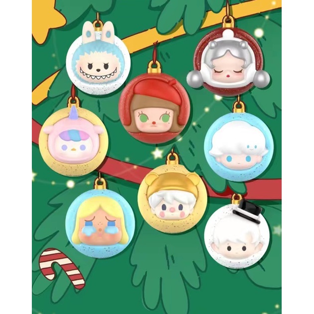 POPMART BEAN MERRY CHRISTMAS SeriesCrybaby PUCKY MOLLY DIMOO LABUBU SP ...