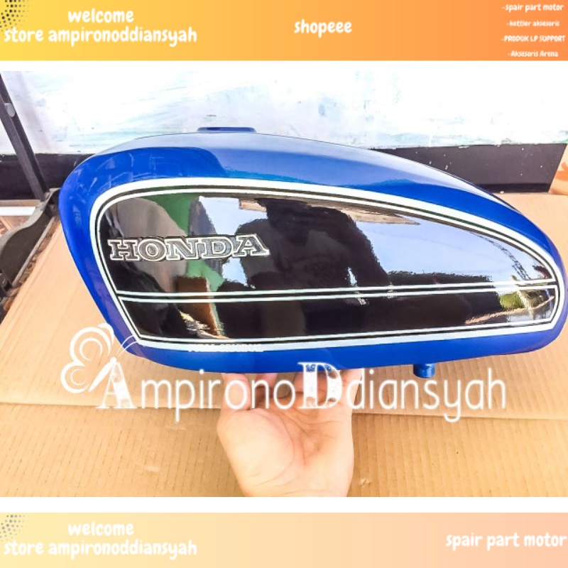 Blue standard tank cb tank 100 press glossy paint cb tank sultan blacus ...