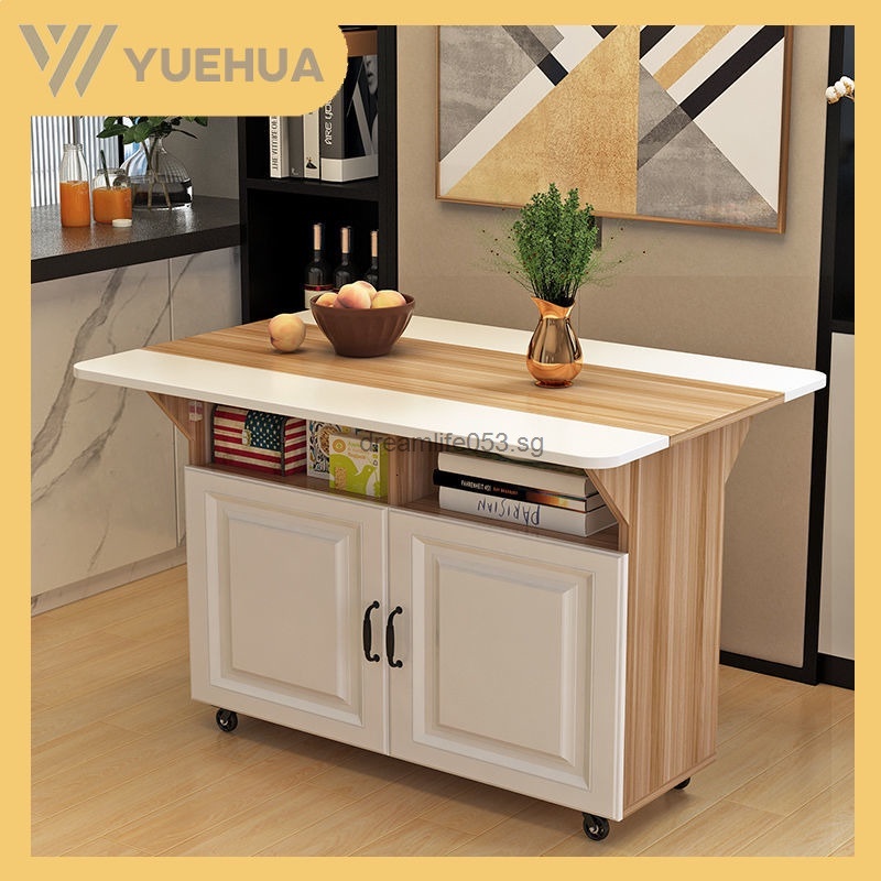 Dining Table Kitchen Island Table With Dining Table Removable Table ...