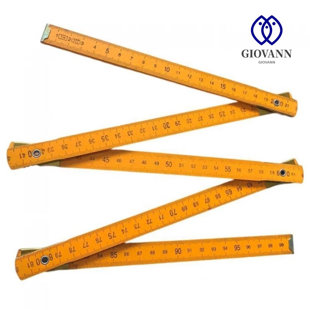 GIOVANNI Inch & Metric Drawing Ruler, DIY Craft Double Sided Scale 1M ...