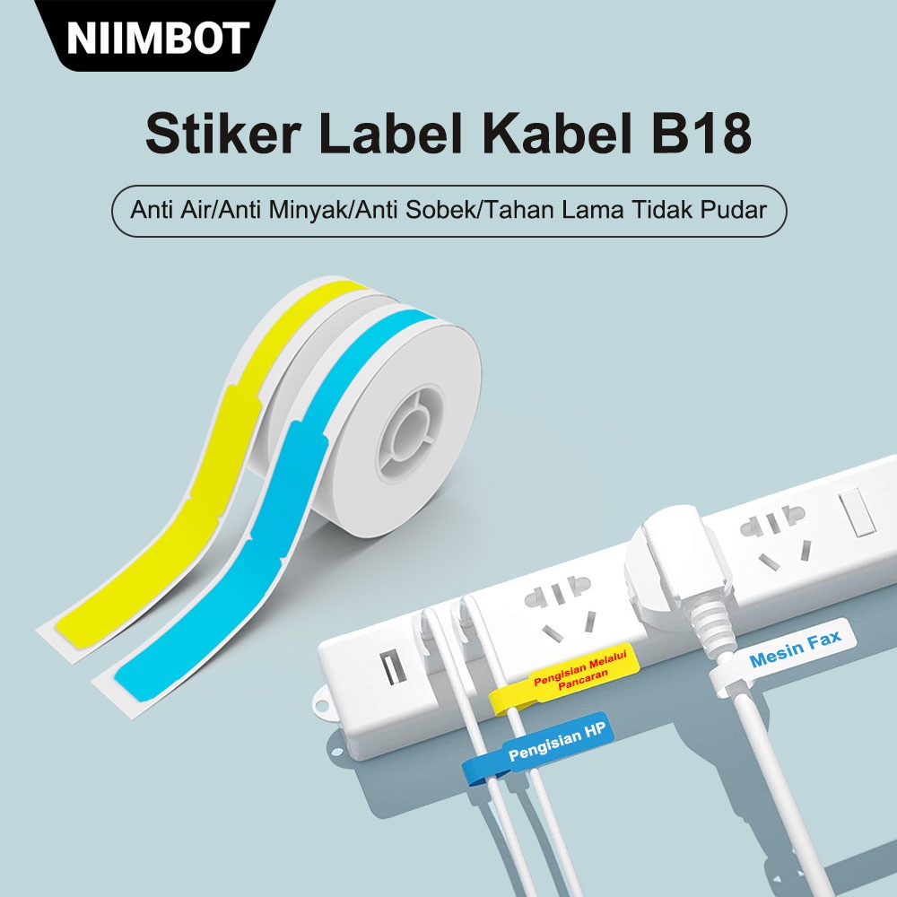 Niimbot B18 Cable Label Printing Stickers Cable Network Stickers Fiber ...