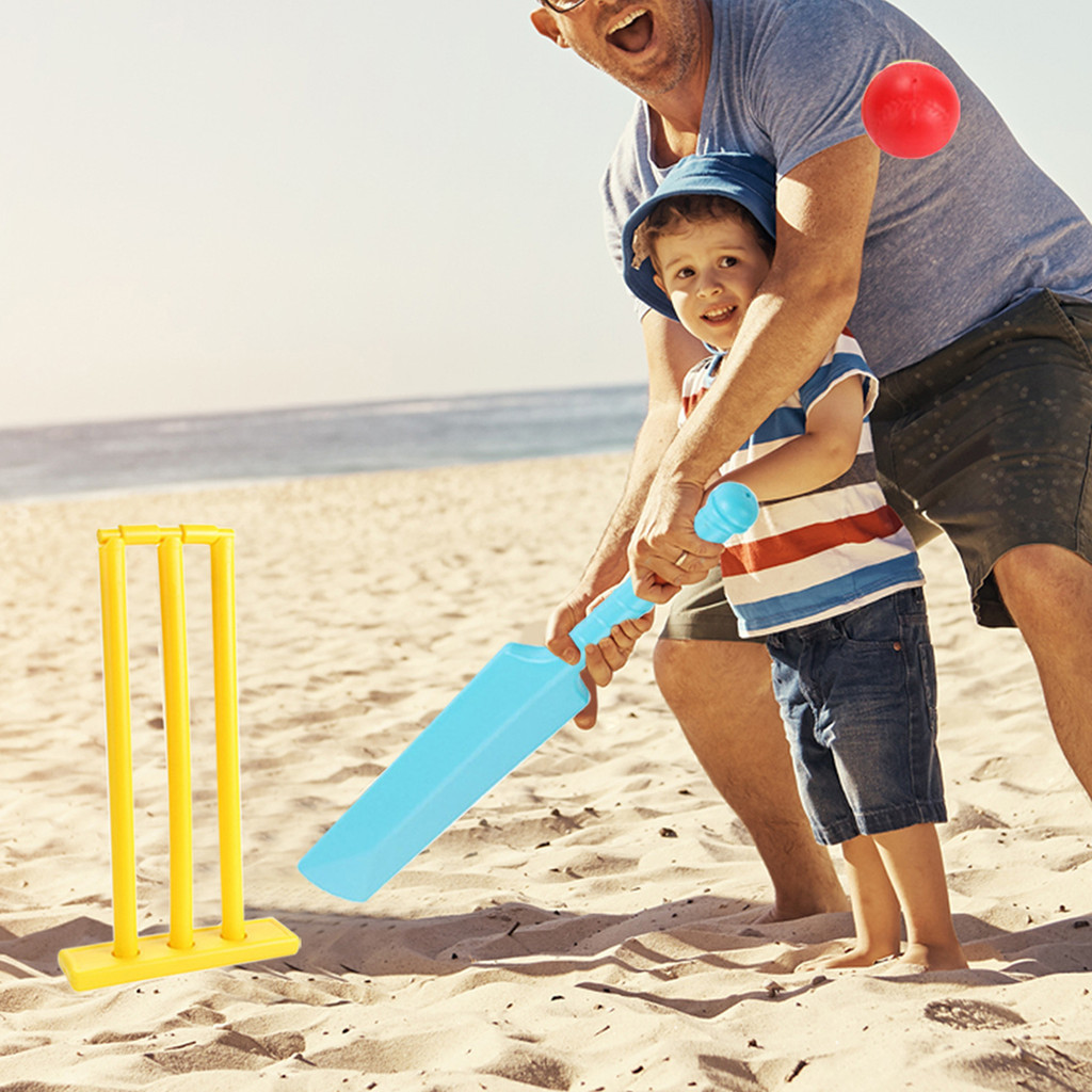 shopeevip-Kids Cricket Set for Beginners Complete Bat Stumps Ball Kit ...
