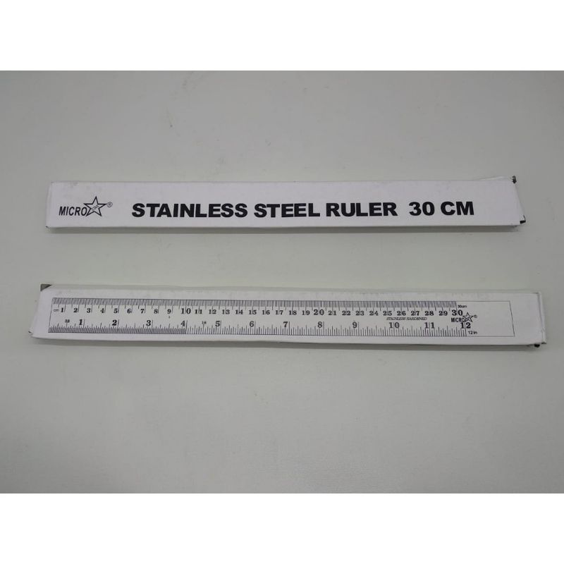 Micro star 30 cm iron ruler/star (1 pack/12 pcs) | Shopee Singapore