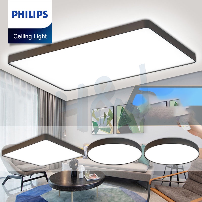 Philips LED CL867 Ceiling Light Round Square Rectangle Tunable Light Ultra-Thin Energy Saving ...