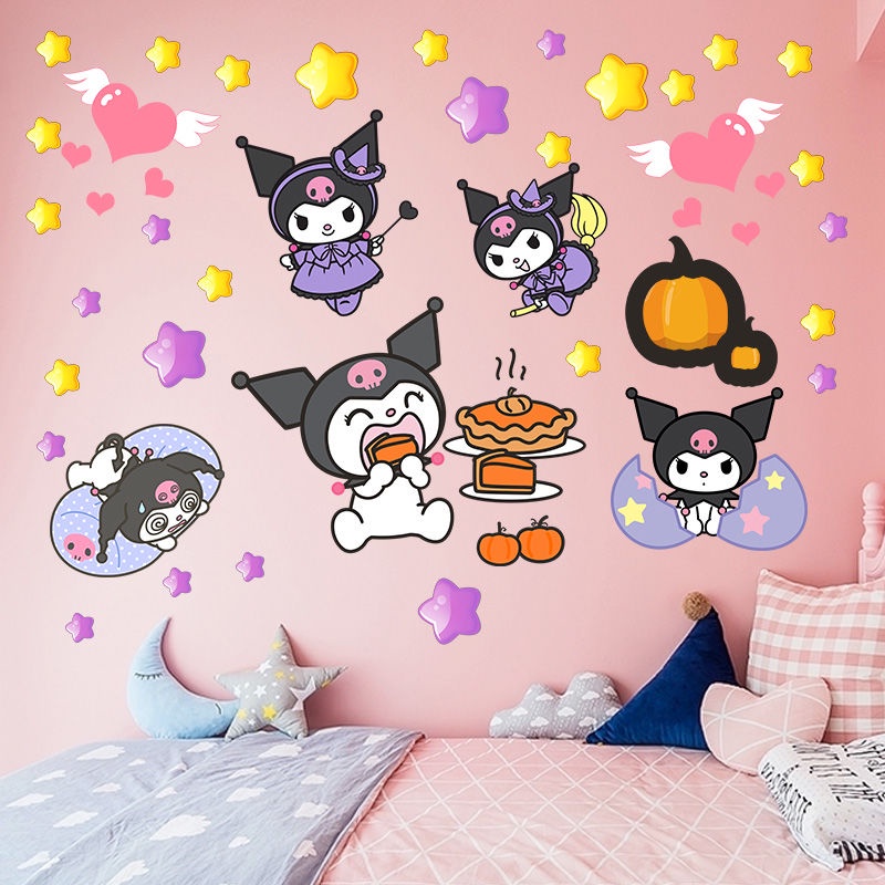 Kuromi kuromi Koromi Poster Cartoon Sticker Wall Room Children's Room ...