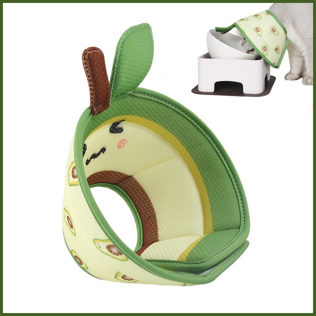 Cone for Cats Cute Animal Pattern Adjustable Cat Neck Cone Cat Donut ...