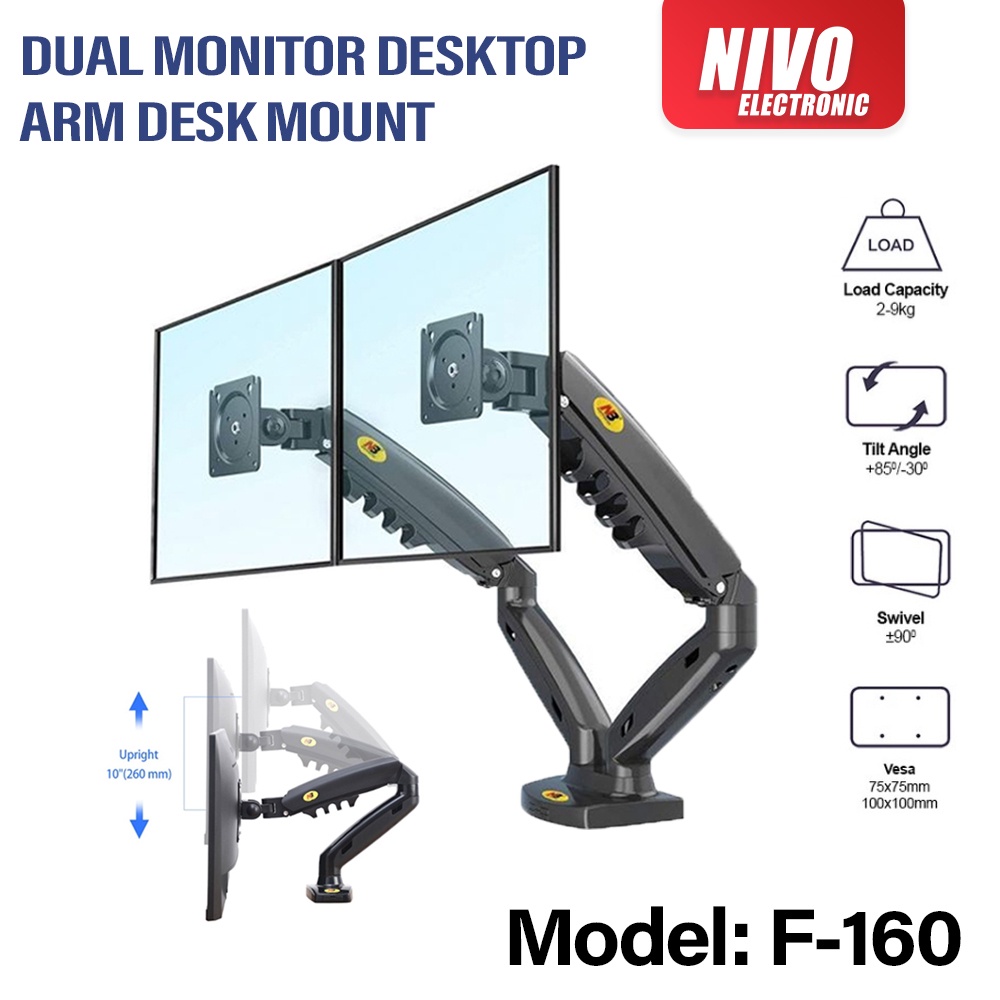 NB North Bayou VESA Laptop Mount Holder Laptop Tray FP-2 Fits Display ...