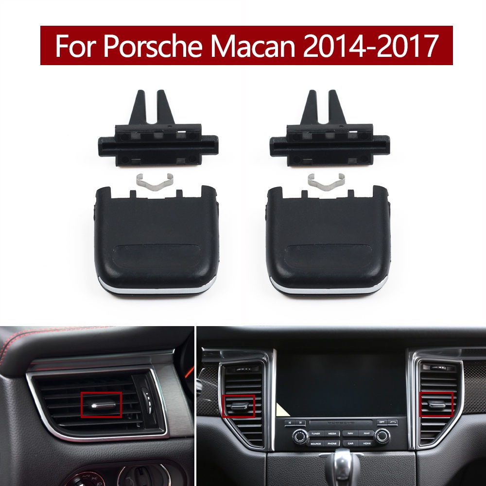 Car Front Rear Console Air Conditioning AC Vent Grille Clip Slider ...