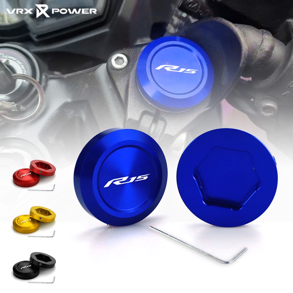 For YAMAHA R15v3 v4 R15m Motorcycle Front Fork Top Caps CNC Triple Yoke ...