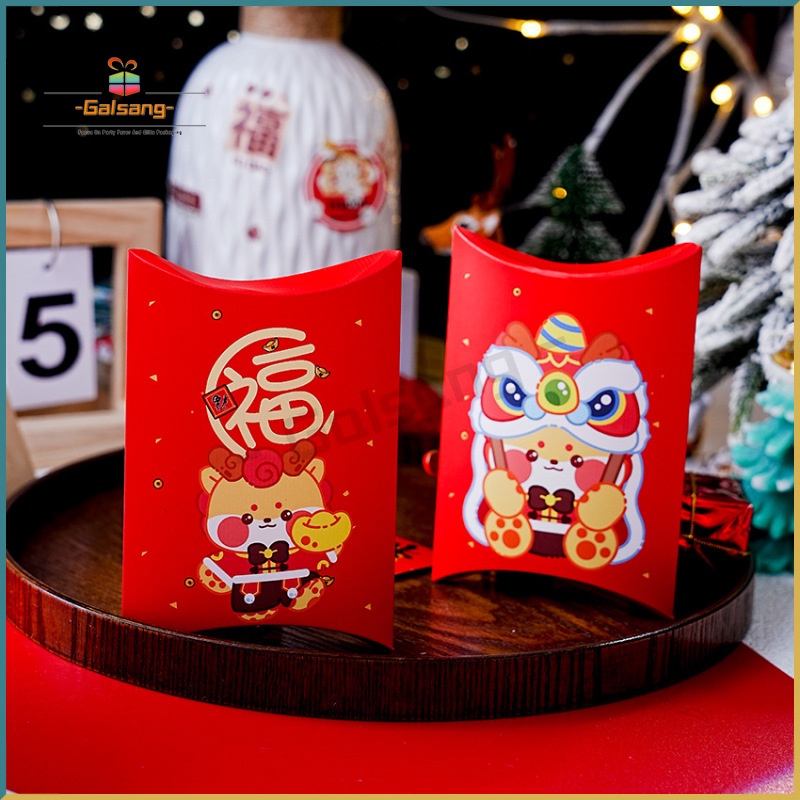 [30pcs/pack] Cute Cartoon Chinese New Year Pillow Box / CNY Spring ...