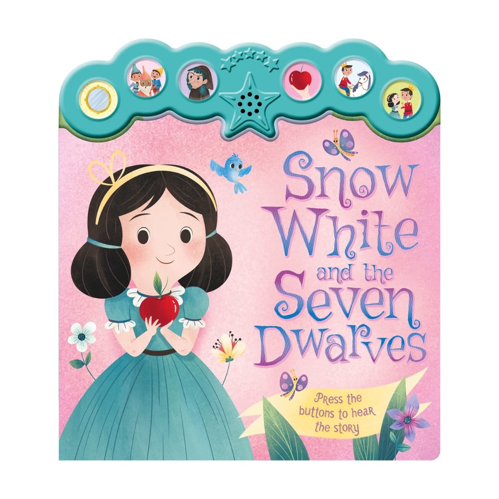 Snow White And The Seven Dwarfs Sound Book With 6 Press Buttons To Hear ...