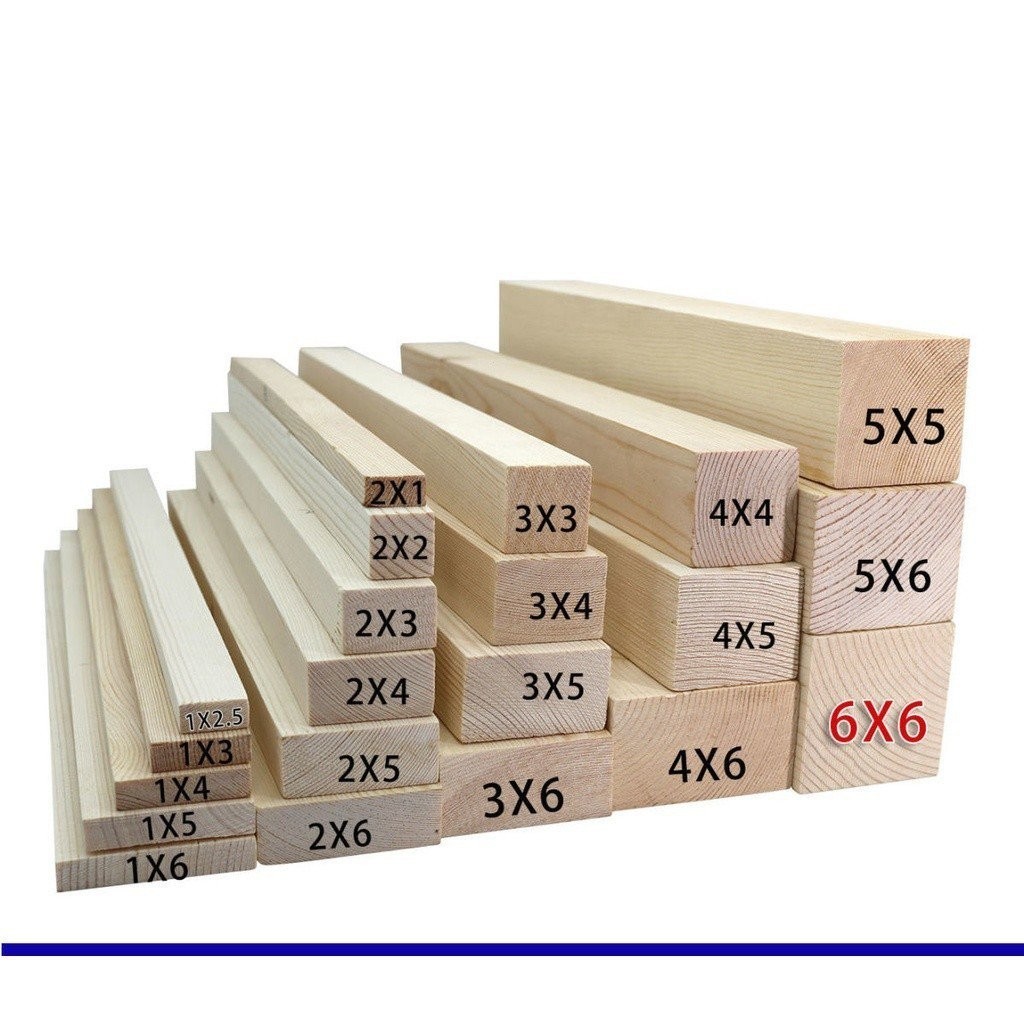 Wooden Strip Pine Wooden Stick Customized Bed Board Rectangular Bar/Diy ...
