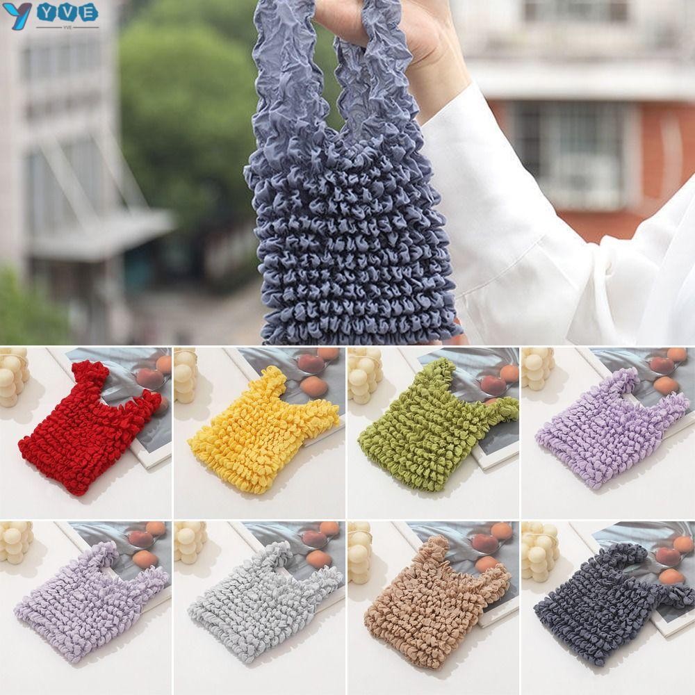 YVE Fold Pleated Storage Bag Bubble Elastic Paddy Bag Magic Expansion ...