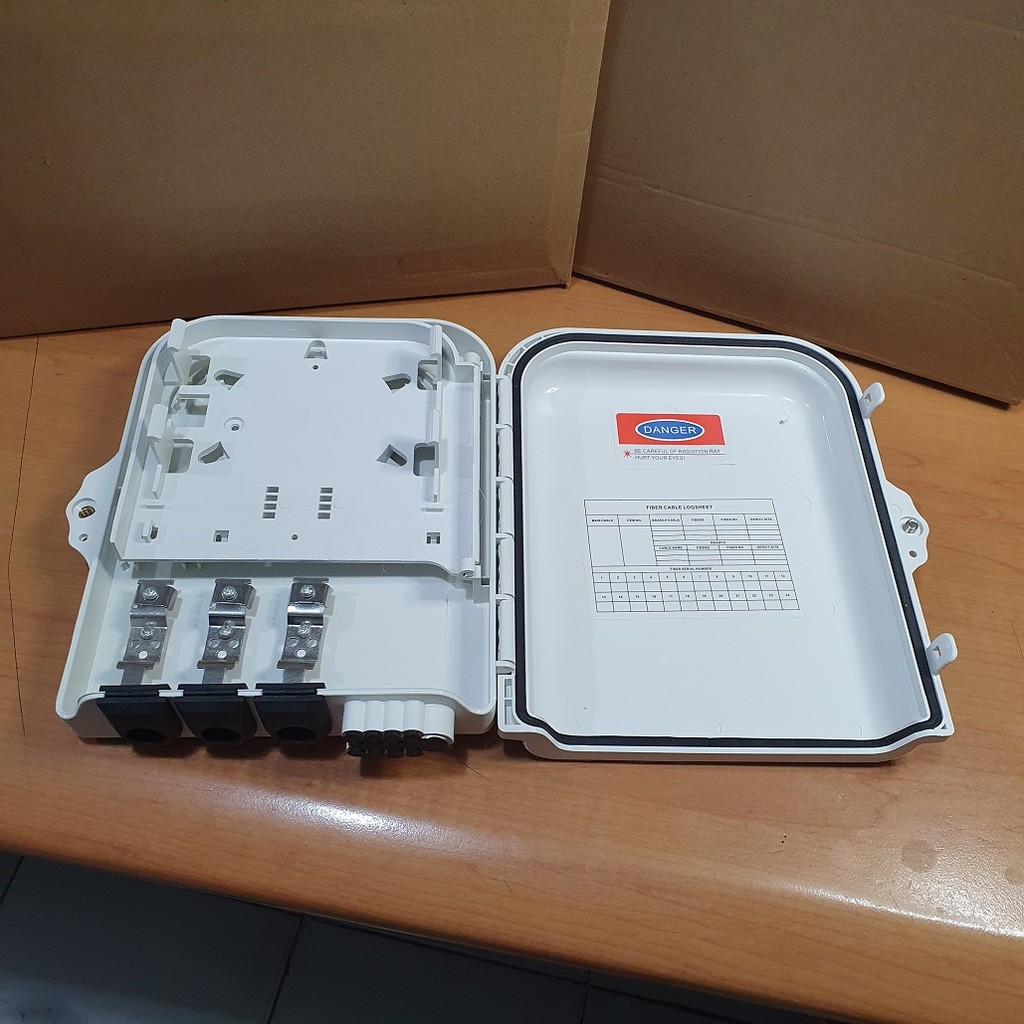 Odp 8 Core Single Lock Fiber Optic Splitter PLC 1-8 SC UPC Adapter ...