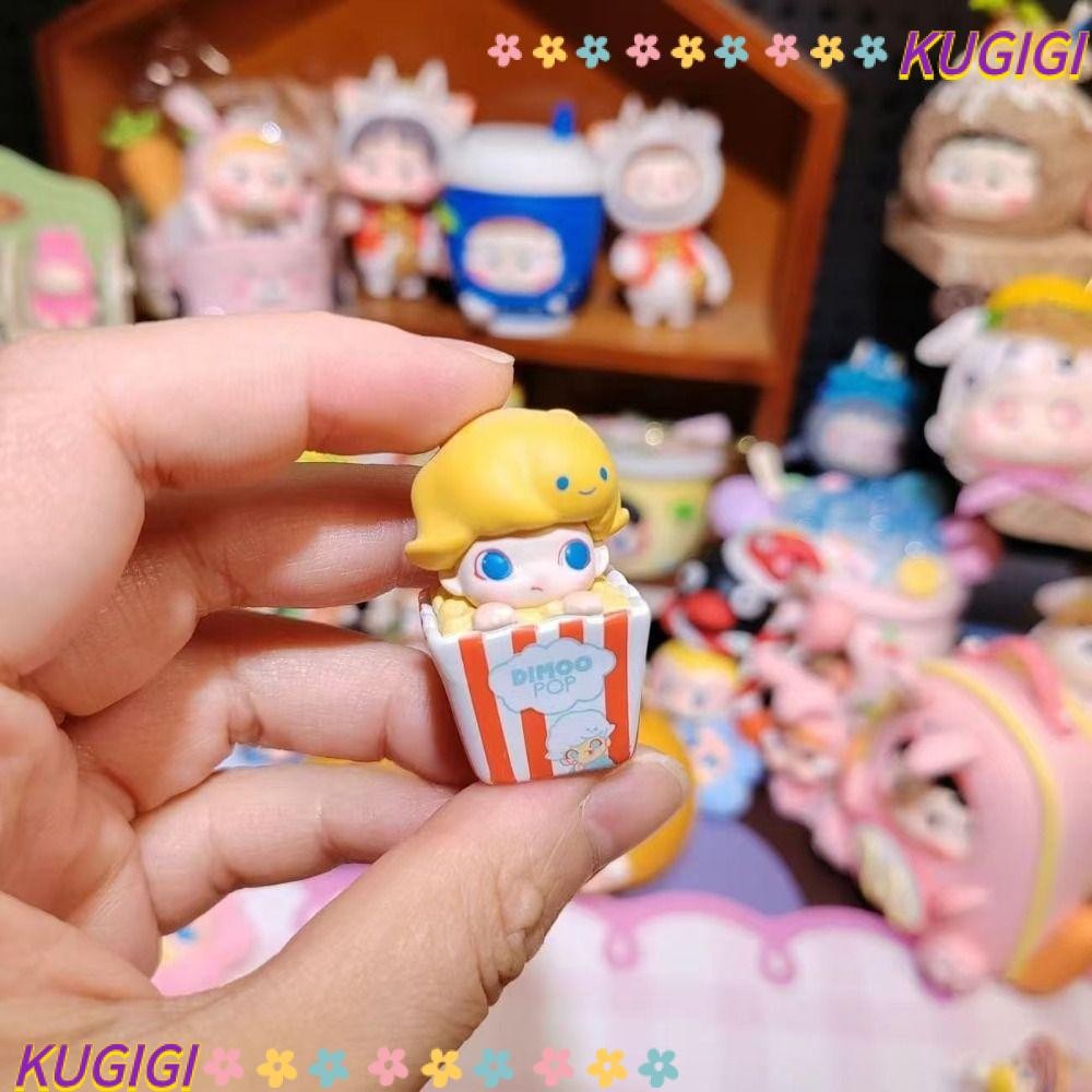 KUGIGI DIMOO Box, Cartoon POPBEAN Mini Ornaments, Animal Kingdom Series ...