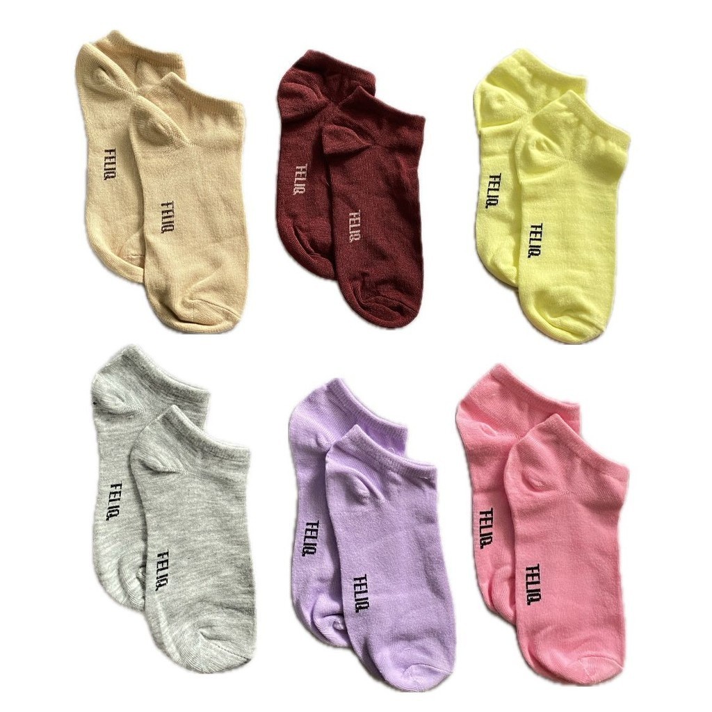 MATA (KKWP) Men's WOMEN'S SHORT SOCKS / PLAIN FEET / CHOOSE THE COLOR ...
