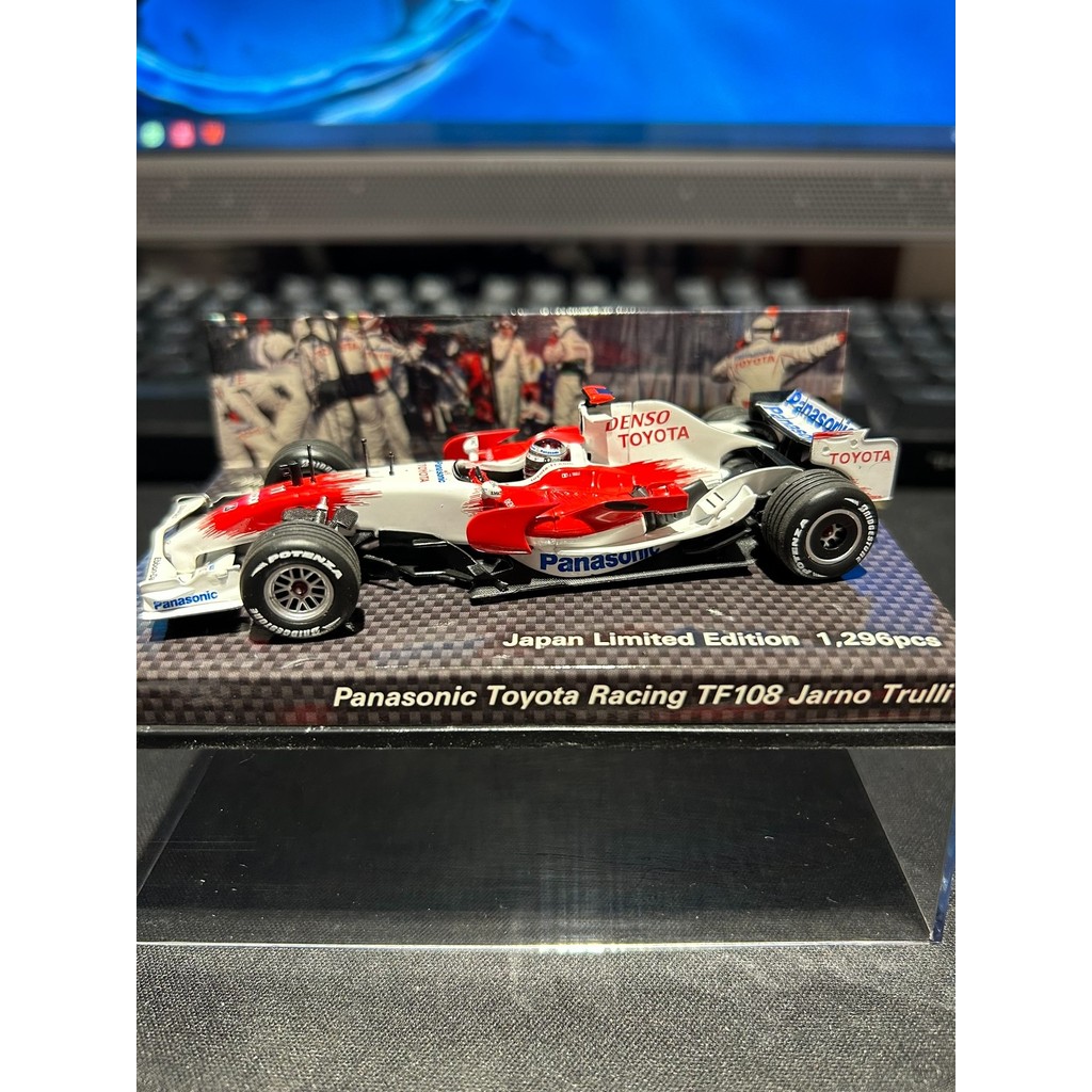 Mini Cut 1/43 F1 Toyota Fleet TF108 Trulee 2008 Game Season Limited ...