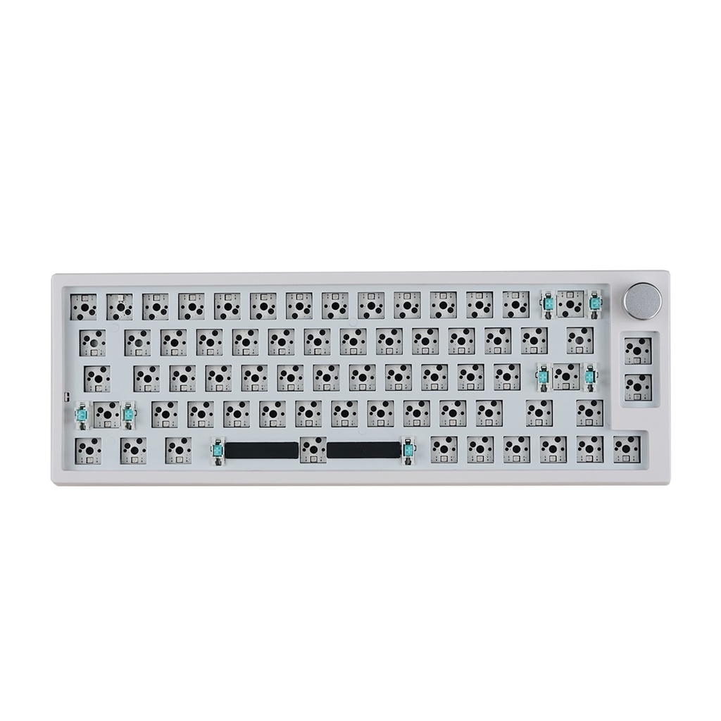Mathew Tech MK66 Pro mechanical keyboard Kit hot-swappable 3-mode lubed ...