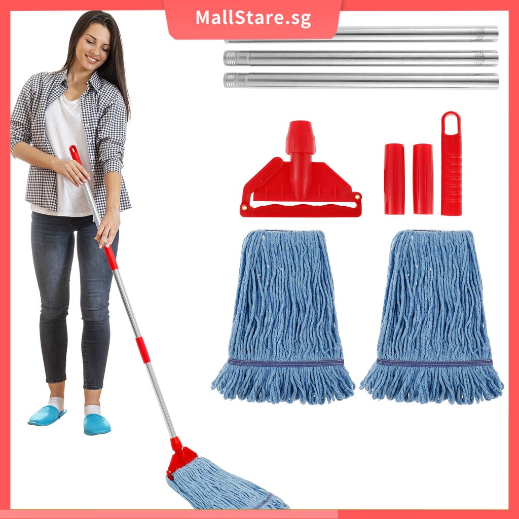 Commercial Mop for Floor Looped-End String Mop Heavy Duty Industrial ...