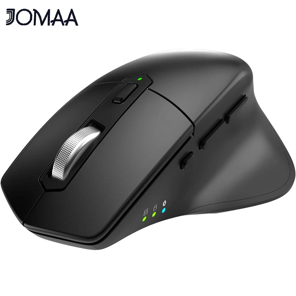 jomaa Multi-Device Wireless Bluetooth Mouse Ergonomic Silent Clicking ...