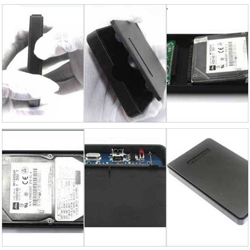 SATA SSD Enclosure Hard Drive Case USB 3.1 Hard Drive Enclosure for 2.5 ...