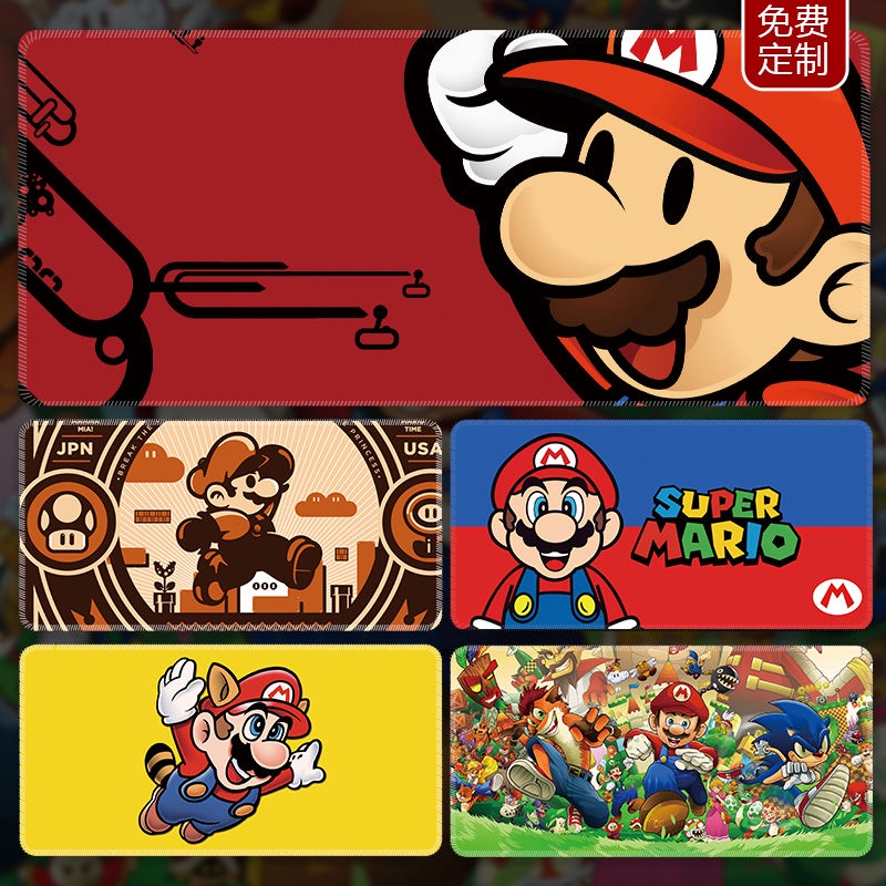 Mario Mouse Pad Super Mario Keyboard Pad Desk Study Desk Pad Seaming ...
