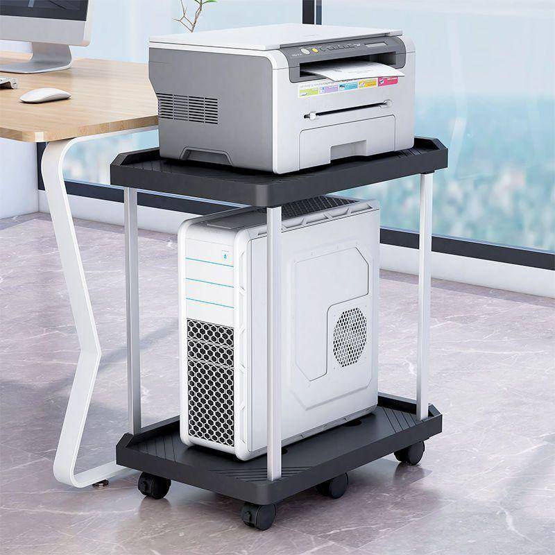 Large computer host, printer, integrated storage rack, home office ...